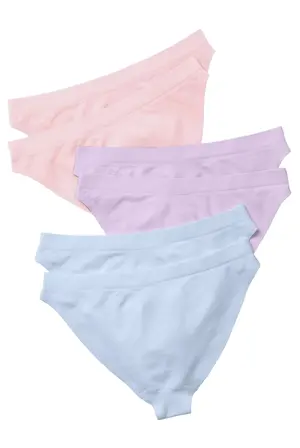 YELLOWBERRY 6pk Scout Seamless Underwear - Mellow Daisy