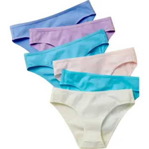 YELLOWBERRY Simple Pima Cotton Underwear 6pk - Lupin Swirl