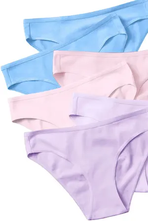 YELLOWBERRY Simple Pima Cotton Underwear 6pk - Multi