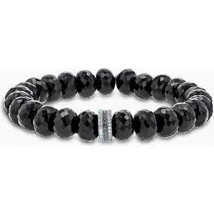 Sheryl Lowe Spinel And Black Diamond Bracelet - Spinel / Sterling Silver