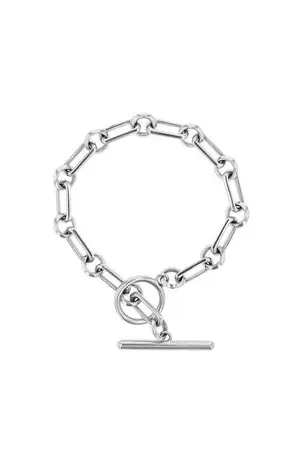 Sheryl Lowe Oval Link Chain Bracelet With Toggle
