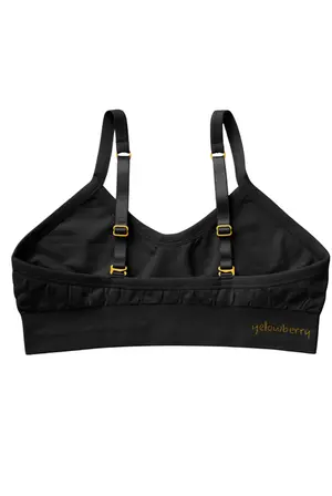 YELLOWBERRY Poppy Seamless Bra - Black