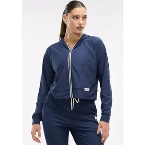 PELOTON Dreamblend Full-zip Sweatshirt - Deep Navy