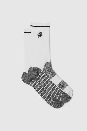 PELOTON Performance Crew Socks - White