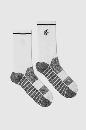 PELOTON Performance Crew Socks - White