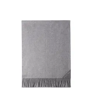 Prada Jacquard Evening Silk, Cashmere And Lurex Scarf - Silver/talk
