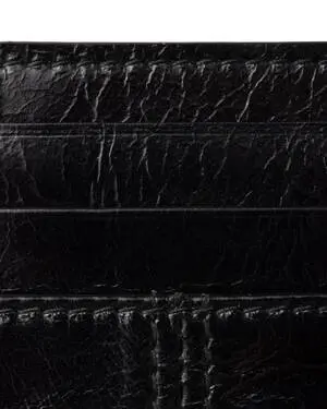 Prada Leather Card Holder - Black
