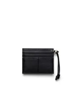 Prada Leather Card Holder - Black
