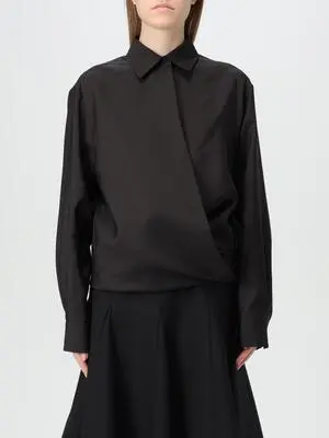Valentino Garavani Draped Shirt - Black