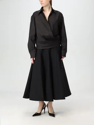 Valentino Garavani Draped Shirt - Black