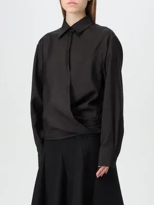 Valentino Garavani Draped Shirt - Black