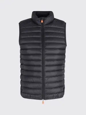 SAVE THE DUCK Charlotte Quilted Nylon Padded Vest - Black