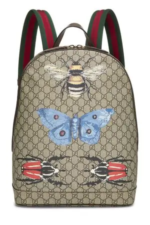 Gucci Gg Supreme Magnetismo Insect Backpack