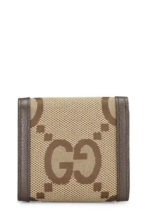 Gucci Jumbo Gg Canvas Diana Compact Wallet