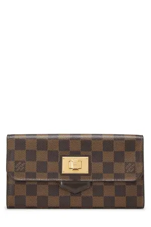 LOUIS VUITTON Damier Ebene Rosebery Wallet