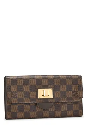 LOUIS VUITTON Damier Ebene Rosebery Wallet
