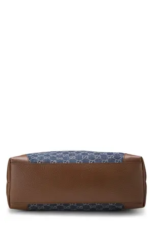 Gucci Denim Gg Ophidia Tote - Blue