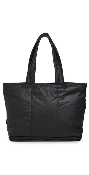 CALPAK Luka Expandable Laptop Tote Bag - Matte Black