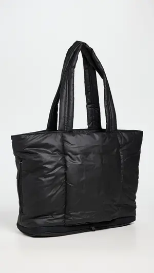 CALPAK Luka Expandable Laptop Tote Bag - Matte Black