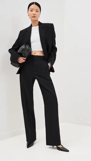 Wardrobe.NYC Straight Leg Trousers