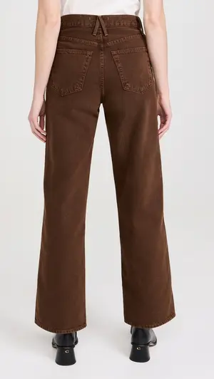 SLVRLAKE Grace Straight Leg Jeans - Northern Cedar