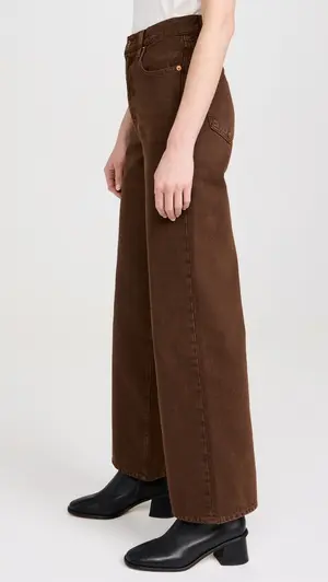 SLVRLAKE Grace Straight Leg Jeans - Northern Cedar
