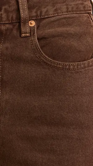 SLVRLAKE Grace Straight Leg Jeans - Northern Cedar