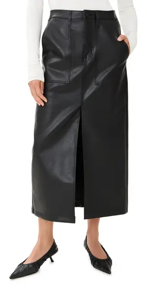 PISTOLA Alice Utility Midi Skirt