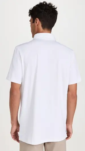 Greyson Tala Lightweight Airflow Jersey Polo - Arctic