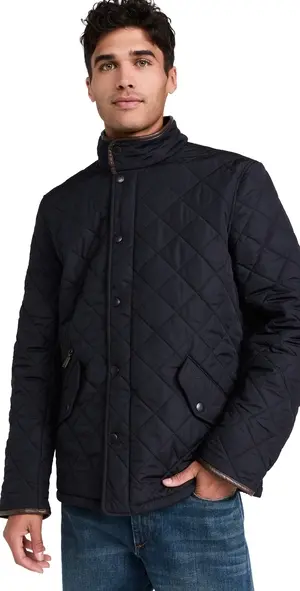 Barbour Powell Quilted Jacket - Navy
