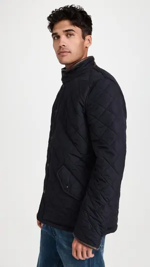 Barbour Powell Quilted Jacket - Navy