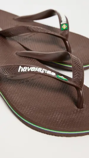 Havaianas Brazil Logo Flip Flops