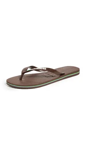 Havaianas Brazil Logo Flip Flops