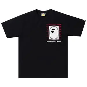 A BATHING APE Time To Sleep Tee - Black