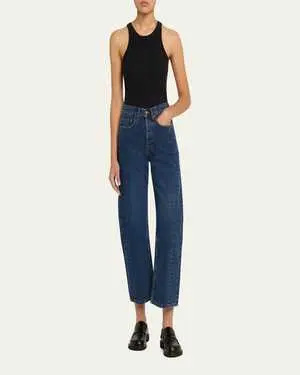 B Sides Lasso Slim Cropped Jeans