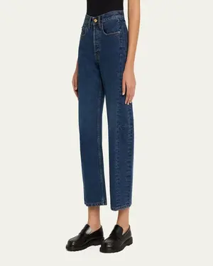 B Sides Lasso Slim Cropped Jeans