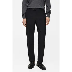 Mango Slim Fit Virgin Wool Dress Pants