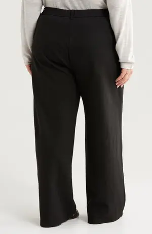 Eileen Fisher Wide Leg Trousers - Black