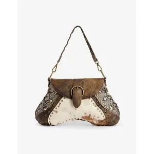 Jaded London Ophidian Faux-Leather Shoulder Bag - Multi | Editorialist