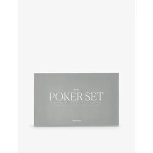 PRINTWORKS Classic Poker Game Set - Grey