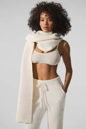Alo Yoga Merino Wool Oversized Scarf - Ivory