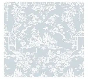 NEXTWALL Garden Chinoiserie Peel And Stick Wall Paper - One-color