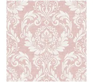 NEXTWALL Cora Damask Peel And Stick Wallpaper - One-color