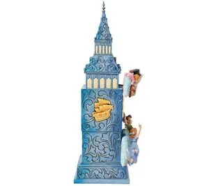 JIM SHORE Disney Traditions Peter Pan Clock