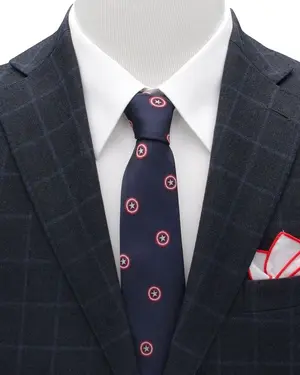 CUFFLINKS, INC. Captain America Shield Classic Tie