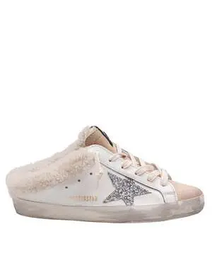GOLDEN GOOSE Leather And Suede Sabot - Multicolor
