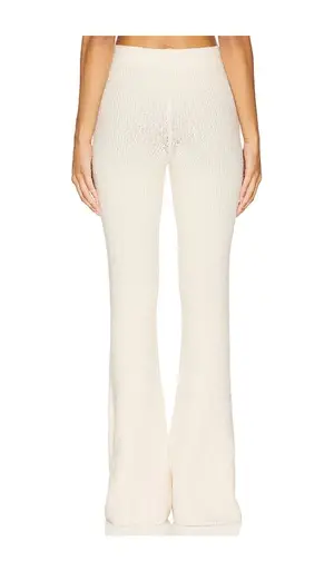 CAMILA COELHO Nika Rib Pant - Ivory