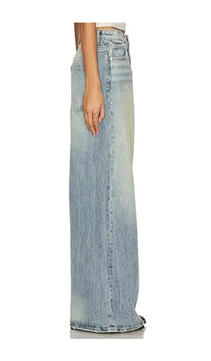 GRLFRND Luna Mid Rise Baggy Jeans - Whistler