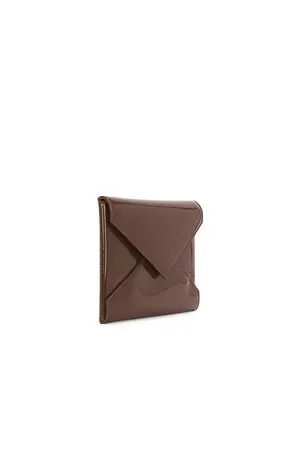 Saint Laurent Passport Case In Brown