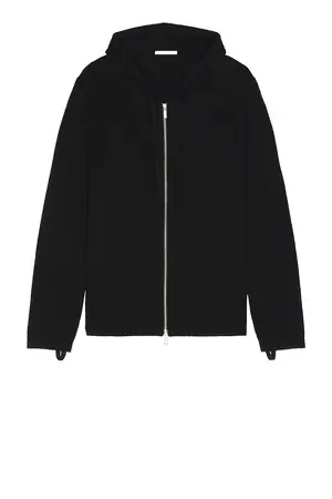 トップス Helmut Lang Asymmetric Zip Hoodie Black Helmut Lang Mohawk Full Zip Hoodie In Black - 40% Off | Editorialist
